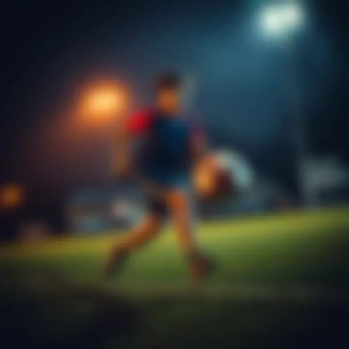 Patrick's Nighttime Routine: Running and Throwing the Ball ...