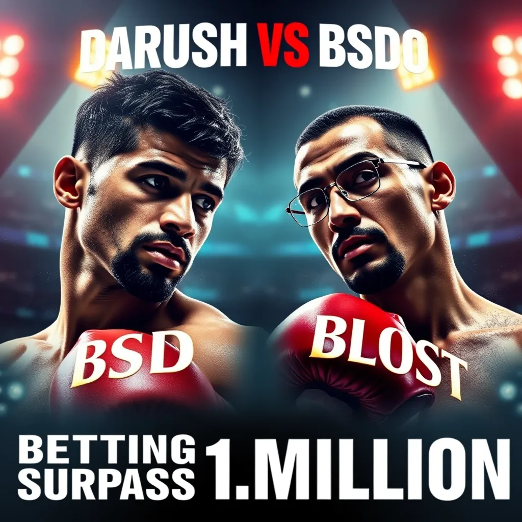 Dariush vs BSD: Betting Odds Surpass 1.5 Million - CasinoNewsWatch