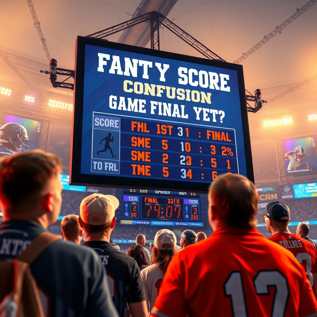 Fantasy Score Confusion: Game Final Yet? - CasinoNewsWatch