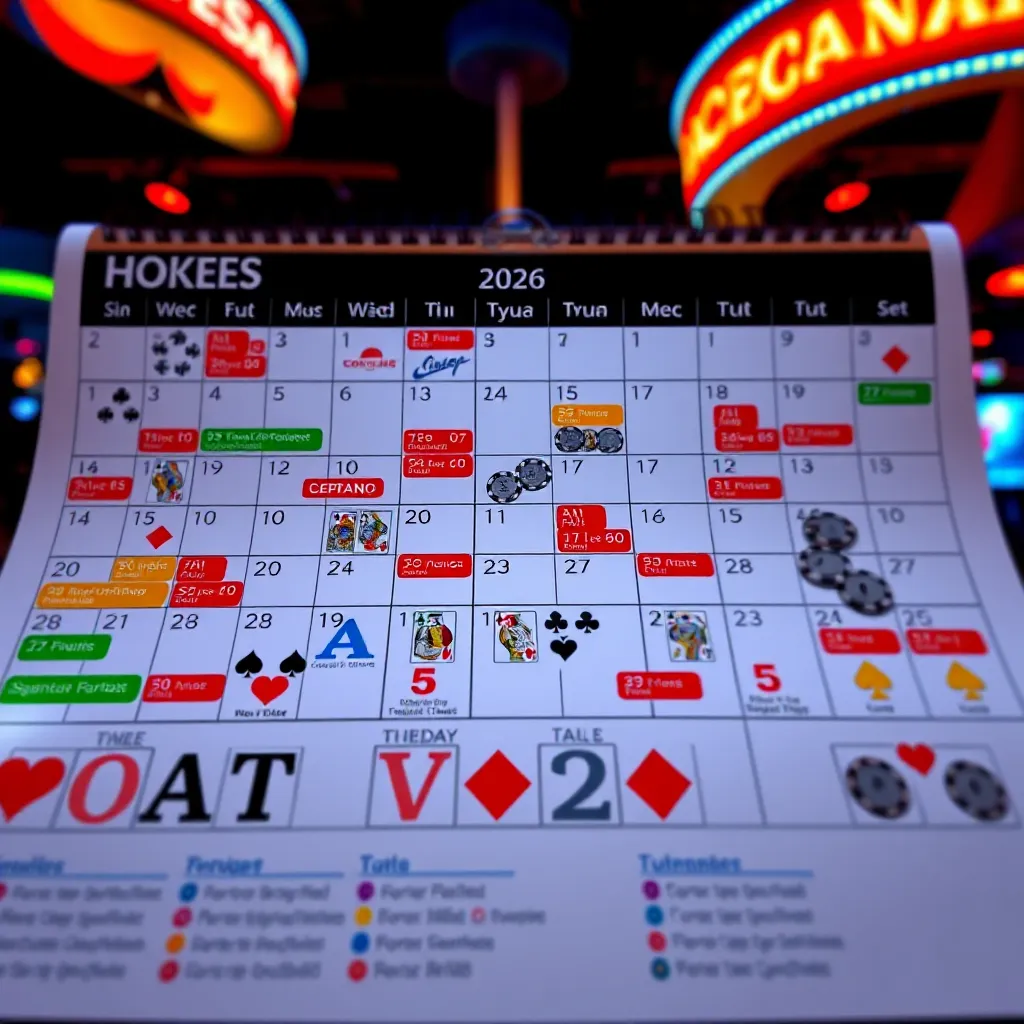 Free Poker Calendar for Vegas 2026: Explore 1,600+ Events - CasinoNewsWatch