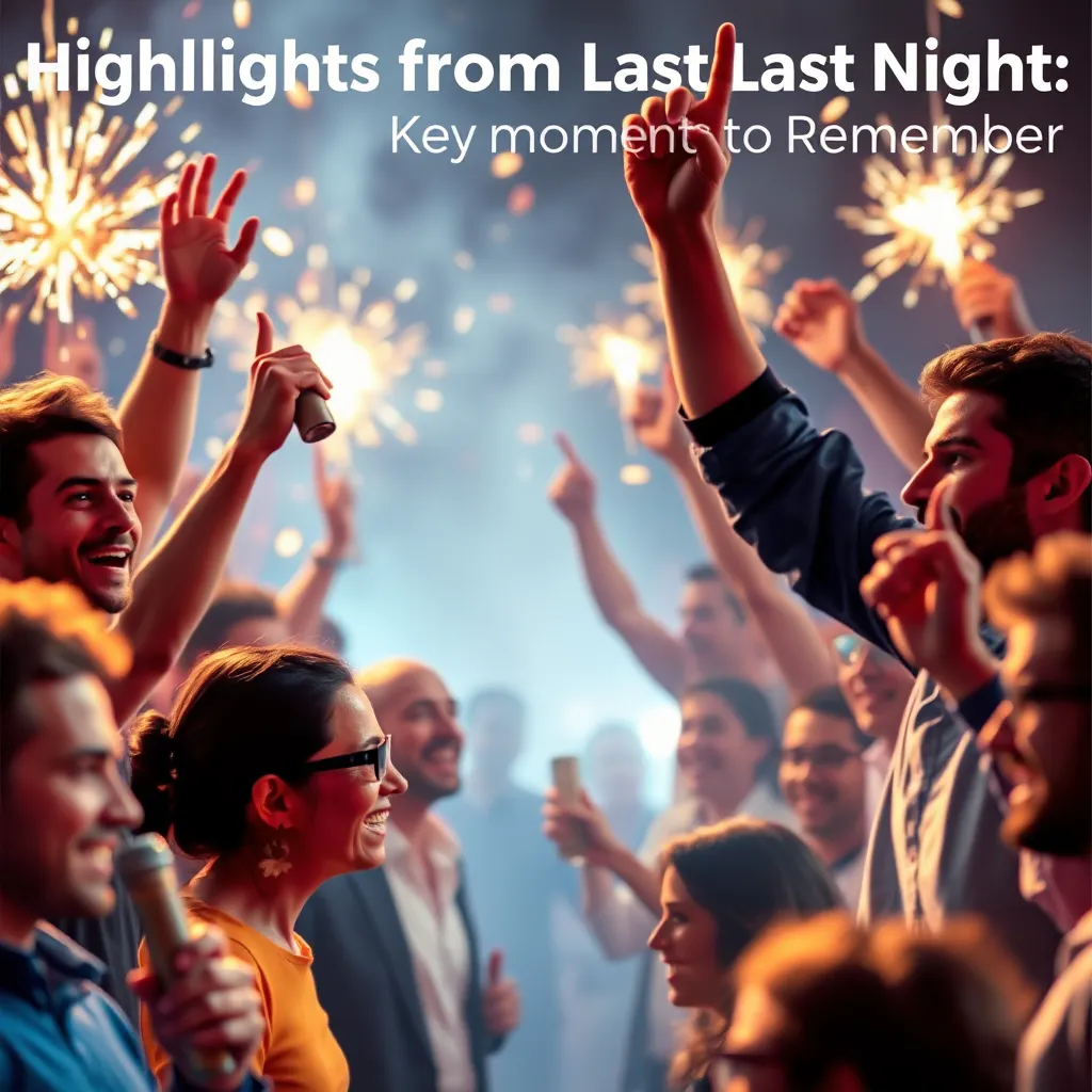 Highlights from Last Night: Key Moments to Remember - CasinoNewsWatch