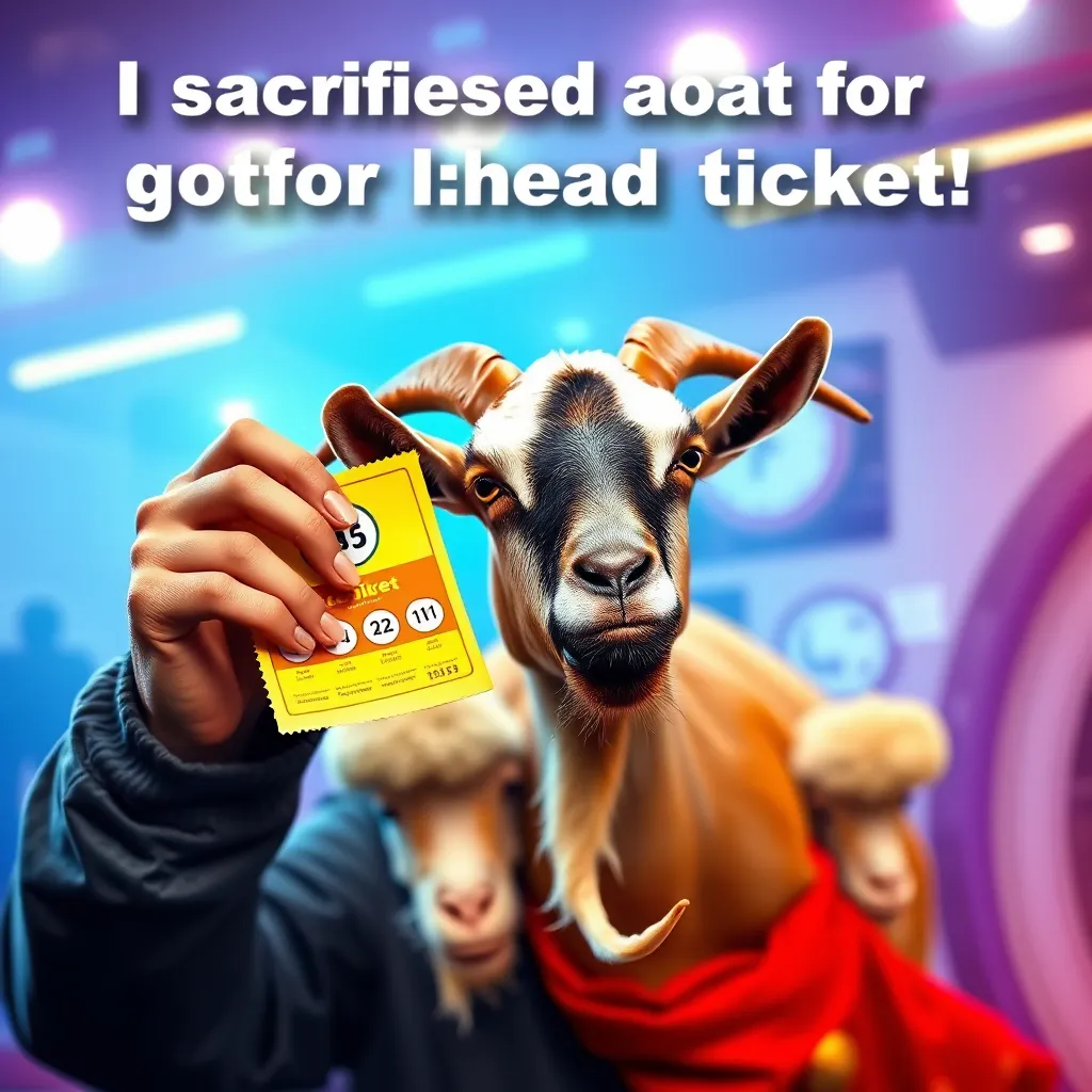 I Sacrificed a Goat for Good Luck on This Ticket! - CasinoNewsWatch