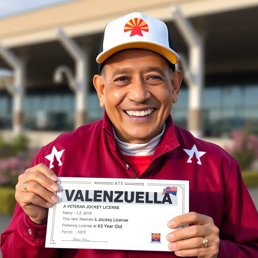 Patrick Valenzuela, 63, Receives Arizona Jockey License - CasinoNewsWatch