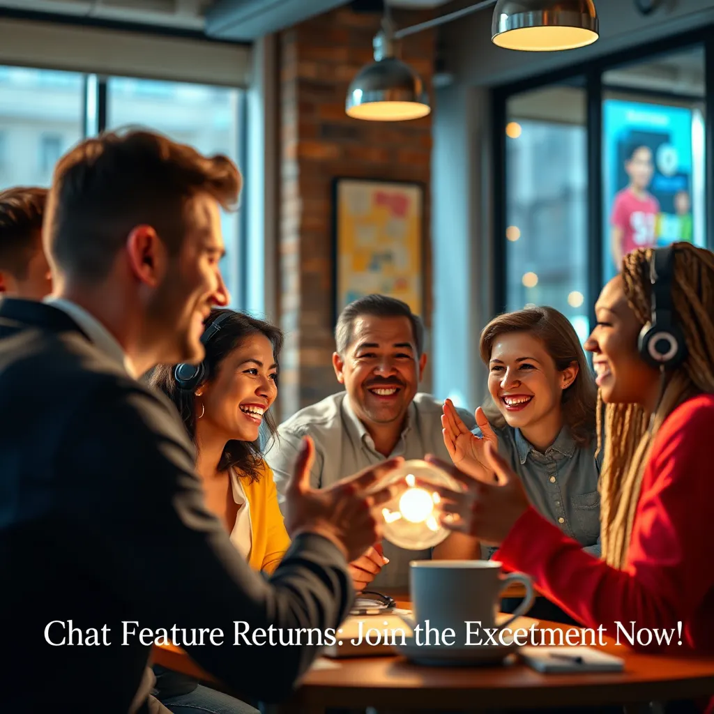Chat Feature Returns: Join the Excitement Now! - CasinoNewsWatch