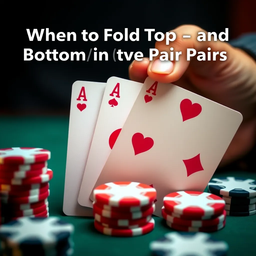 When to Fold Top and Bottom Two Pair in Poker Hands - CasinoNewsWatch