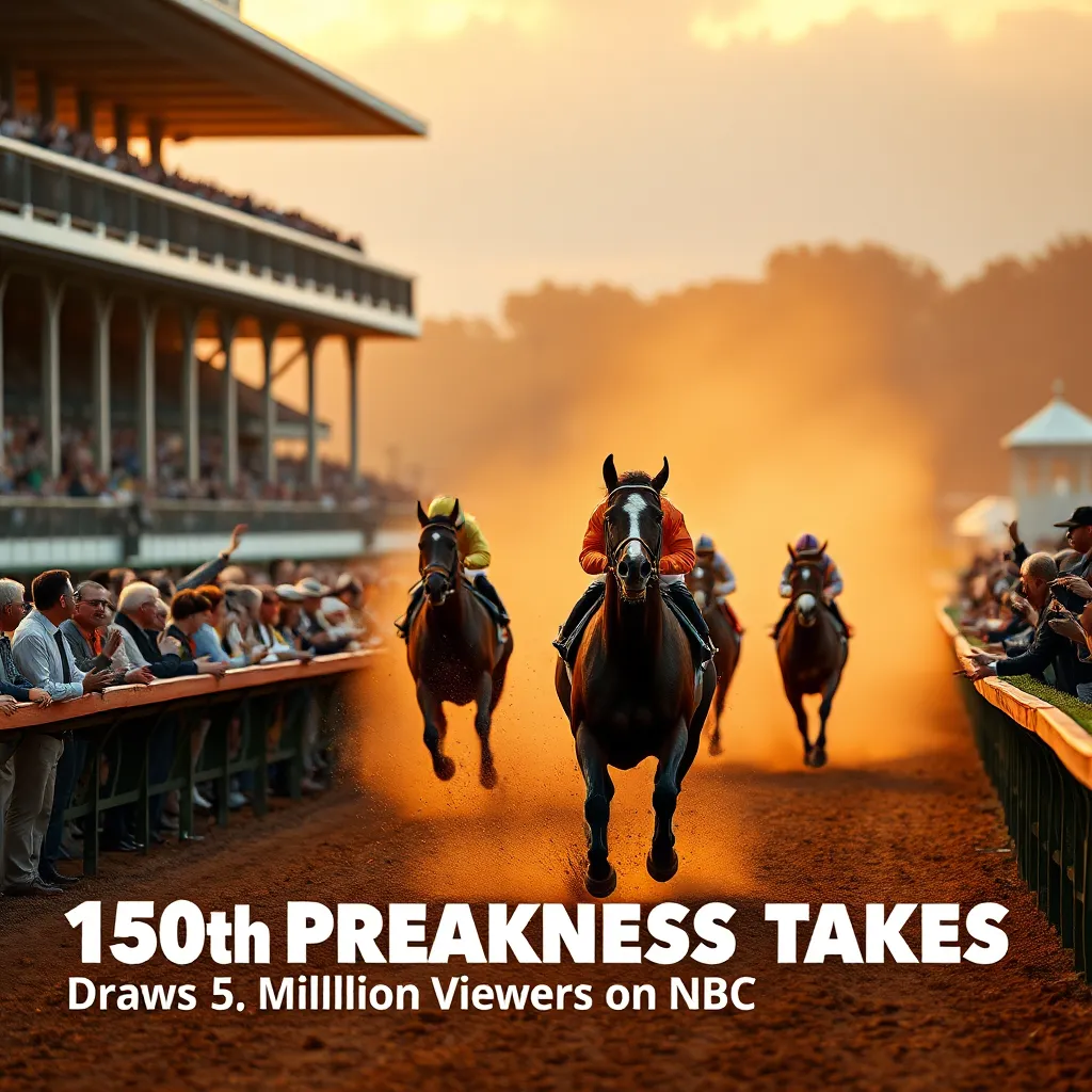 150th Preakness Stakes Draws 5.9 Million Viewers on NBC - CasinoNewsWatch