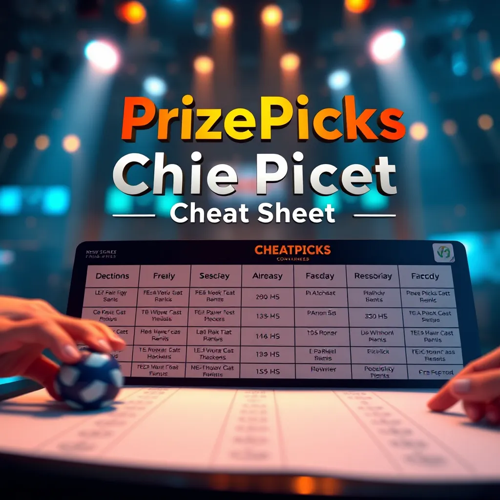 Prize Picks Cheat Sheet
