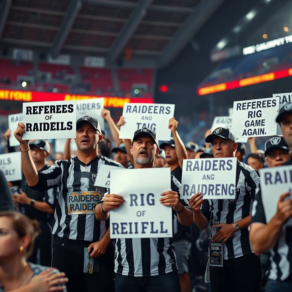 Referees Rig Game Again: Raiders Fans React - CasinoNewsWatch