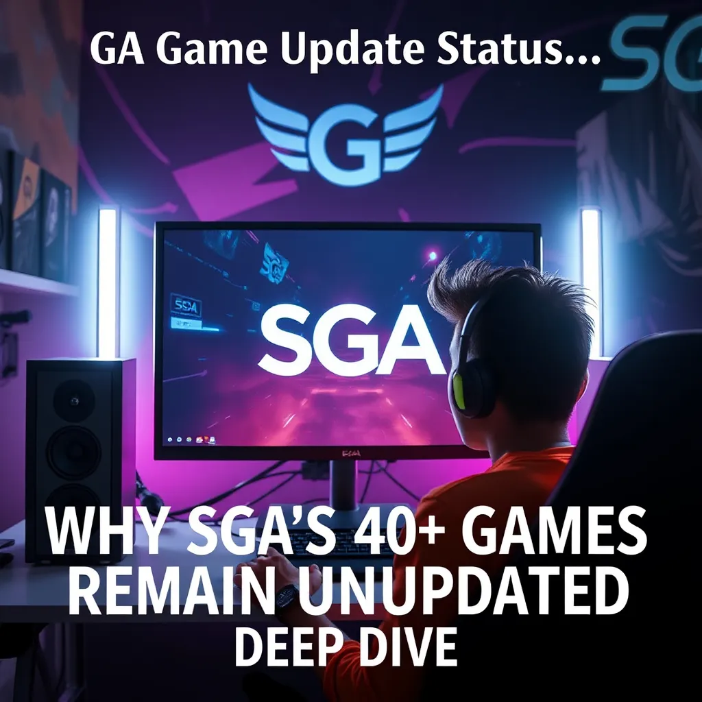 Why SGA's 40+ Games Remain Unupdated: A Deep Dive - CasinoNewsWatch