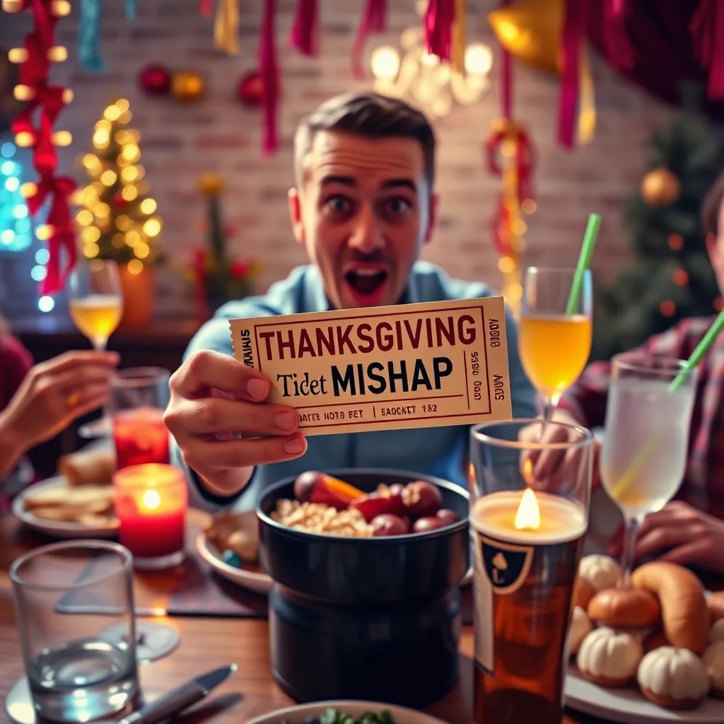 Thanksgiving Ticket Mishap: A Drunk Bet Story - CasinoNewsWatch