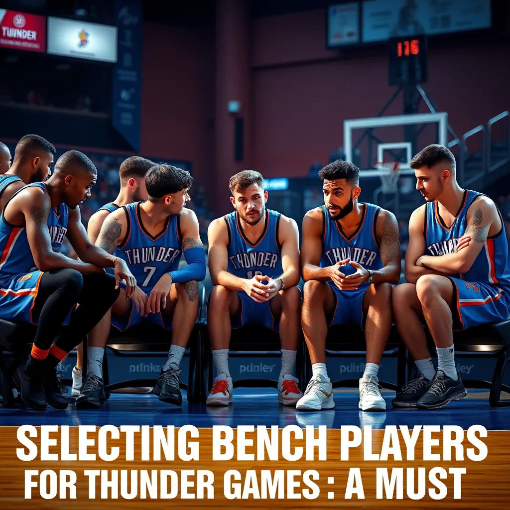 Selecting Bench Players for Thunder Games: A Must - CasinoNewsWatch