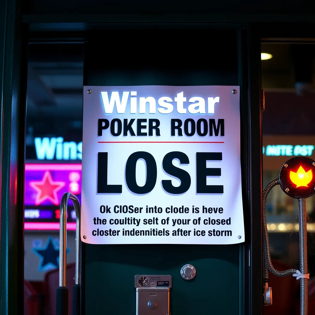 Winstar Poker Room Closed Indefinitely After Ice Storm - CasinoNewsWatch